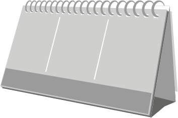 Calendrier Tente Focus - Calendrier de bureau - terminic